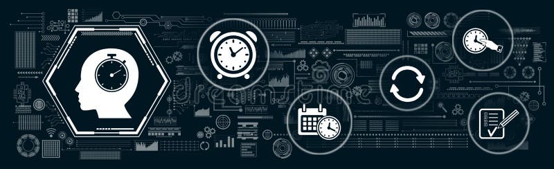 Concept of time management stock illustration. Illustration of planning ...
