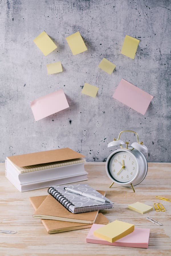 Concept of Time Management for Office and School Stock Photo - Image of ...