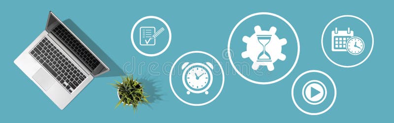 Concept of time management stock photo. Image of control - 253840540