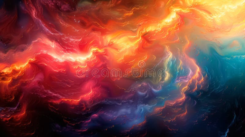 Concept of Timelessness, Abstract Artwork Stock Illustration ...