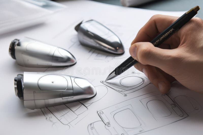 From Concept To Creation, the Process of Industrial Design Stock ...