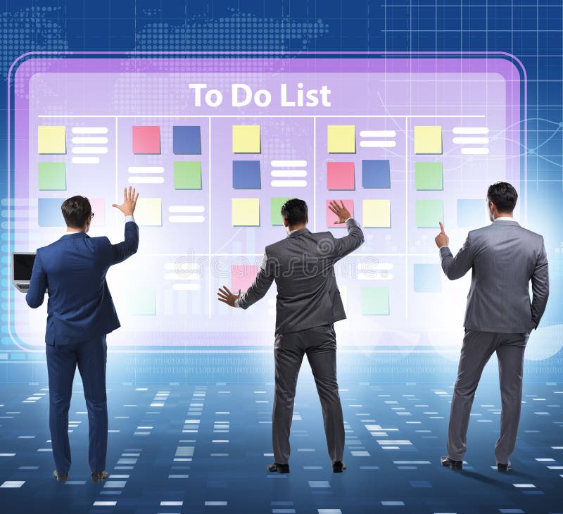 Concept of To Do List with Businessman Stock Image - Image of calendar ...