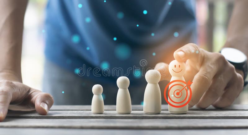 The Concept is To Lead a Team and Set Work Goals To Achieve Them Stock ...