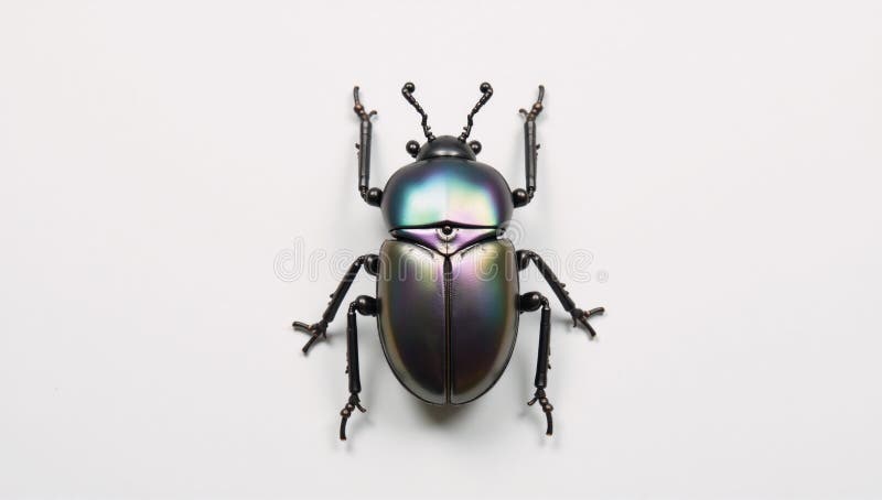 A Robotic Beetle, Futuristic Vision of the Future Stock Illustration ...