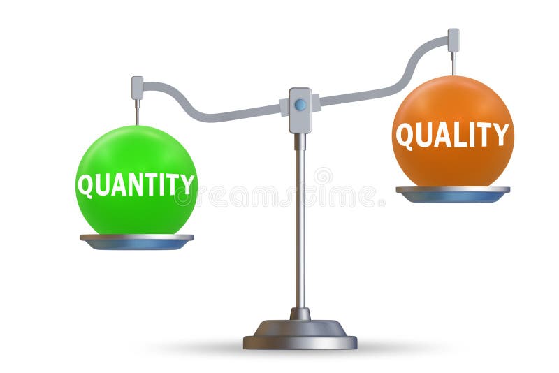 Quality Vs Quantity Stock Illustrations – 78 Quality Vs Quantity Stock ... Quality Vs Quantity Stock Illustrations – 78 Quality Vs Quantity Stock ...