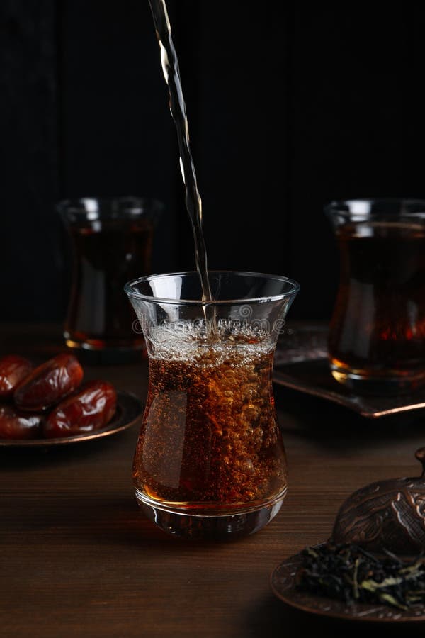 Concept of Traditional Turkish Brewed Hot Drink Stock Photo - Image of ...
