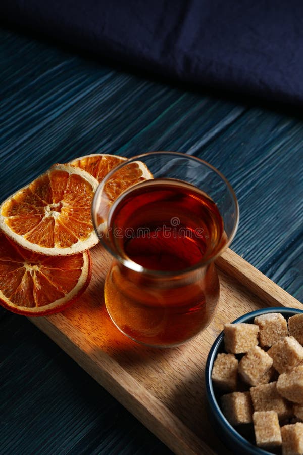 Concept of Traditional Turkish Brewed Hot Drink Stock Photo - Image of ...