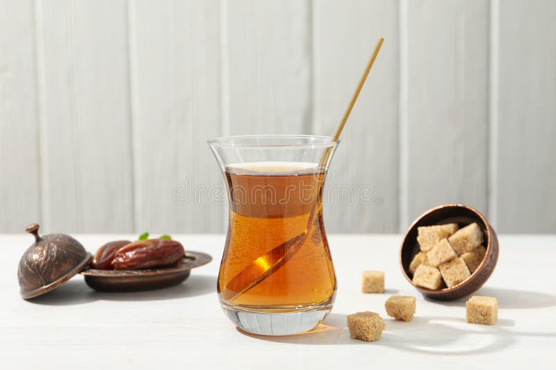 Concept of Traditional Turkish Brewed Hot Drink Stock Image - Image of ...