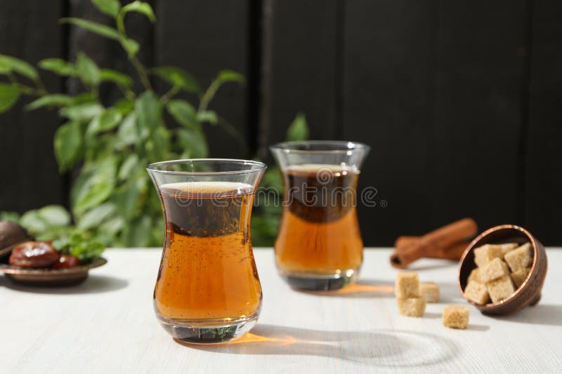 Concept of Traditional Turkish Brewed Hot Drink Stock Image - Image of ...