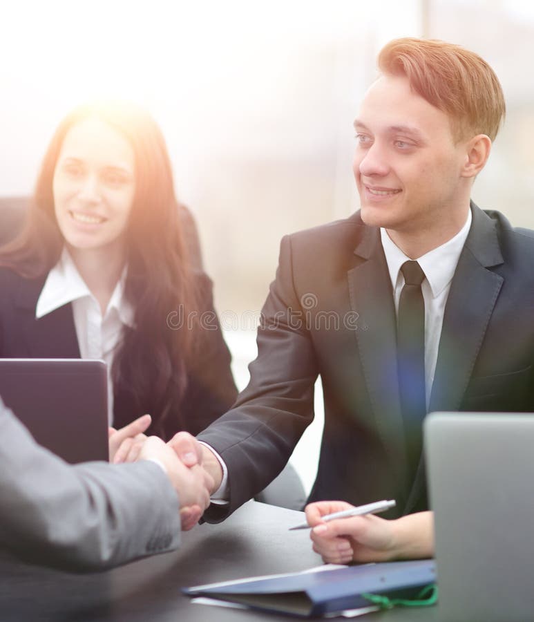 Business Handshake Business Partners Stock Image - Image of group ...