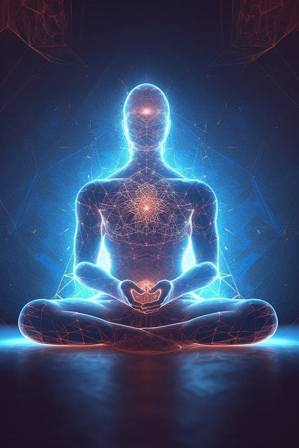 Concept of Transcendental Meditation and Concentration Stock ...