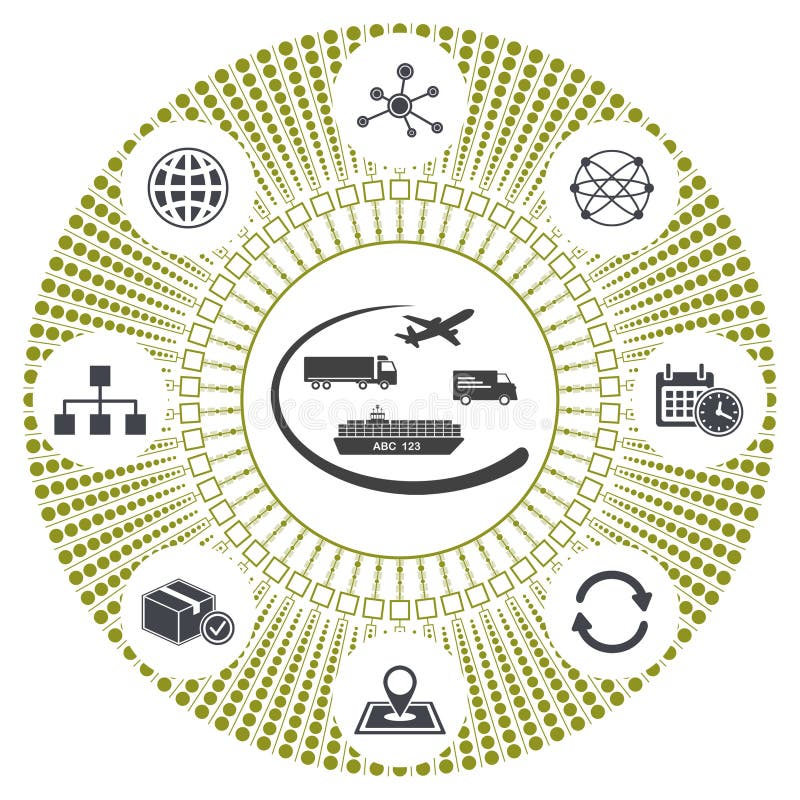 Concept of transportation stock illustration. Illustration of ...