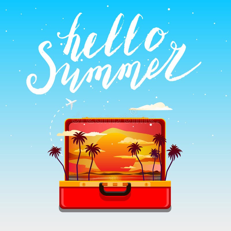 Concept of travel. stock vector. Illustration of banner - 74796527