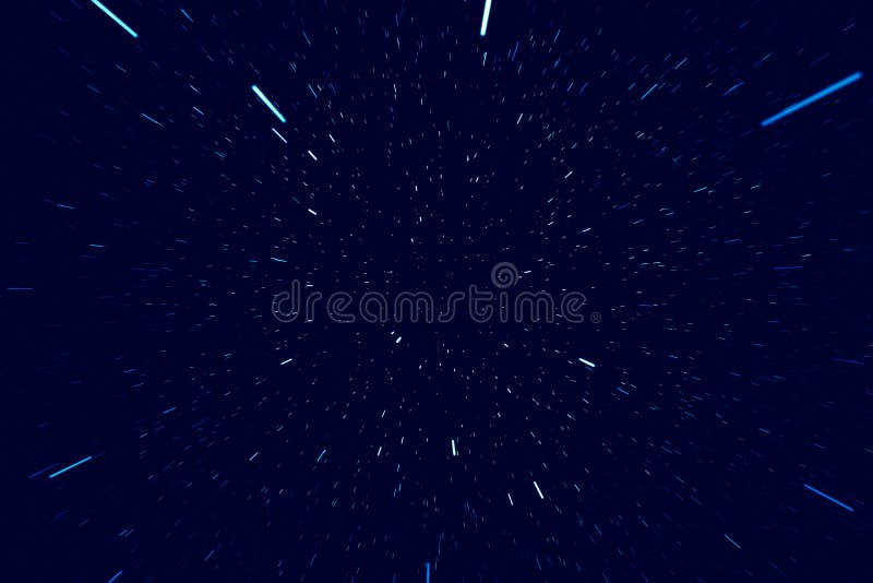Concept Traveling in Space, Warp Stars Abstract Background, Galaxy. 3d ...