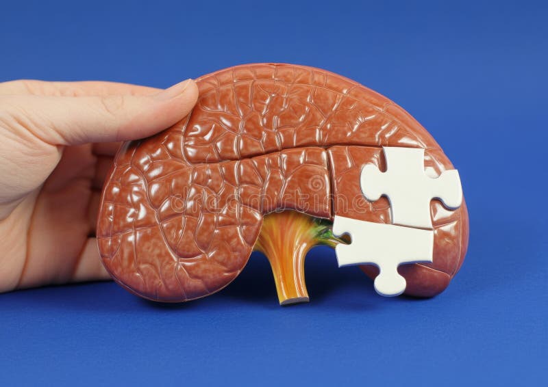 The Concept of Treating Liver Disease is Symbolized by a Doctor S Hand ...