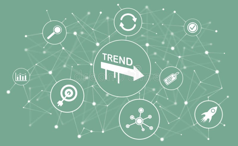 Concept of trends stock illustration. Illustration of design - 260044236