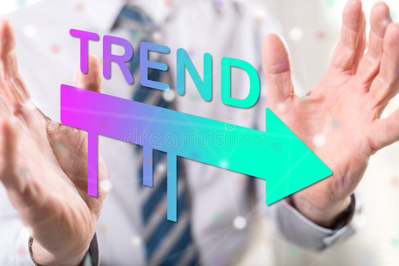 Trends concept on a tablet stock photo. Image of strategy - 222258404