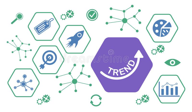 Concept of trends stock illustration. Illustration of trend - 237243313