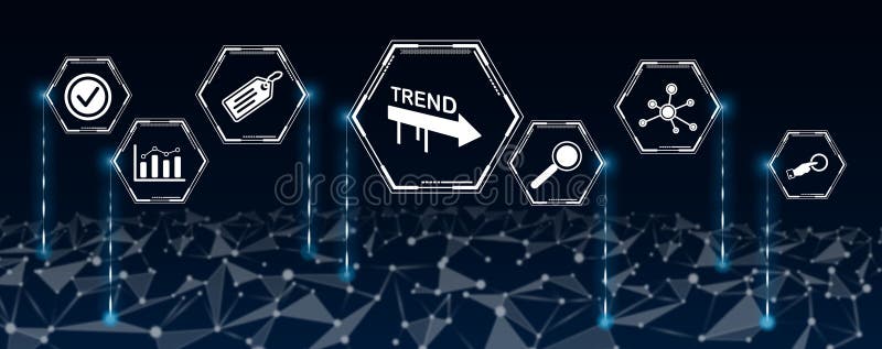 Concept of trends stock illustration. Illustration of business - 269389944