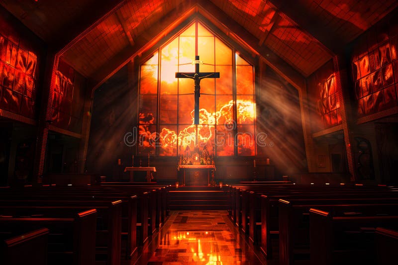 Holy Cross Symbol As a Concept of Trinity Stock Photo - Image of ...