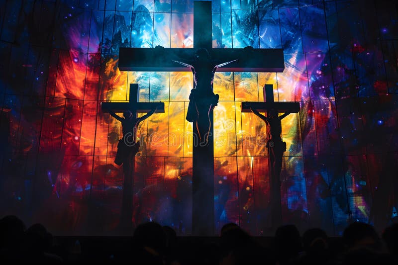 Holy Cross Symbol As a Concept of Trinity Stock Photo - Image of ...