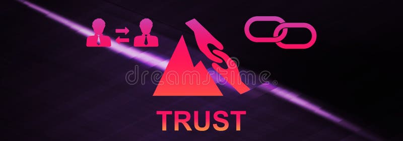 Concept of trust stock illustration. Illustration of together - 235752432