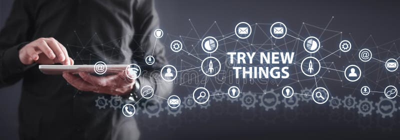 Concept of Try New Things. Business Stock Photo - Image of innovate ... Concept of Try New Things. Business Stock Photo - Image of innovate ...