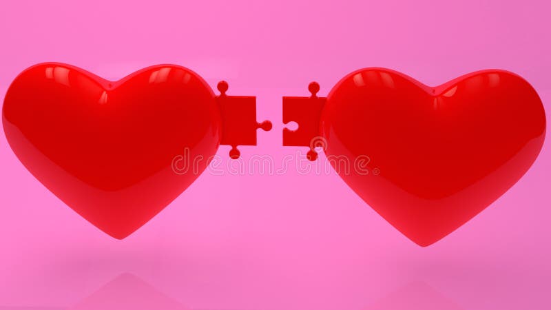 Two Hearts Puzzle Stock Illustrations – 229 Two Hearts Puzzle Stock ...