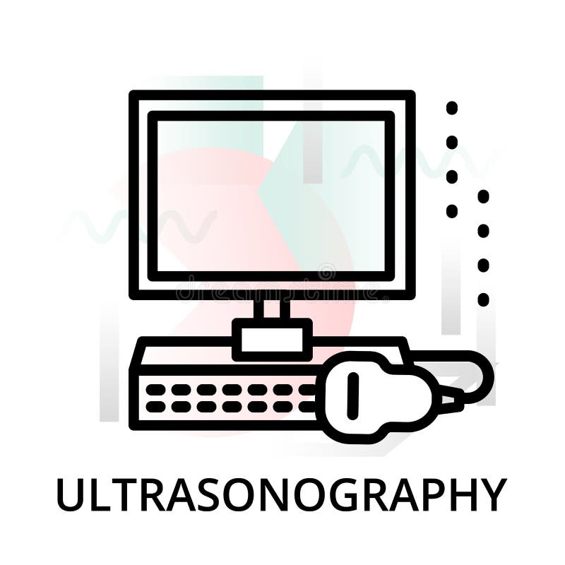 Ultrasonography Icon. Simple Element Illustration. Ultrasonography ...