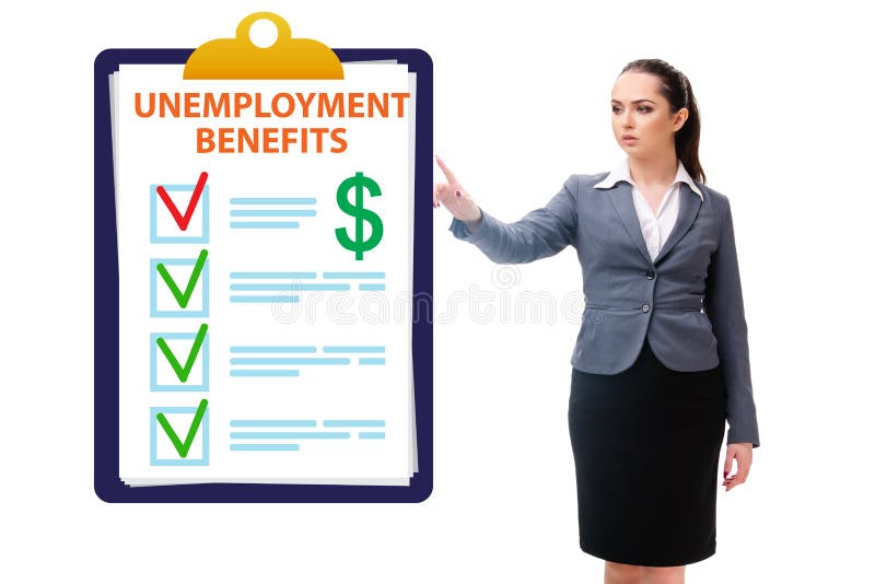 Concept with Unemployment Benefit Form Application Stock Image - Image ...