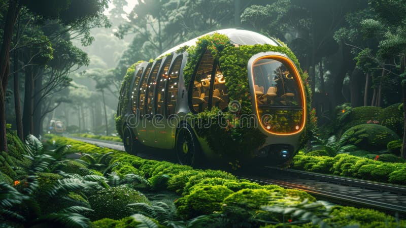 The Concept of Urban Ecological Transport on Wheels Stock Image - Image ...