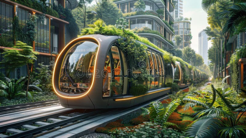 The Concept of Urban Ecological Transport on Wheels Stock Photo - Image ...