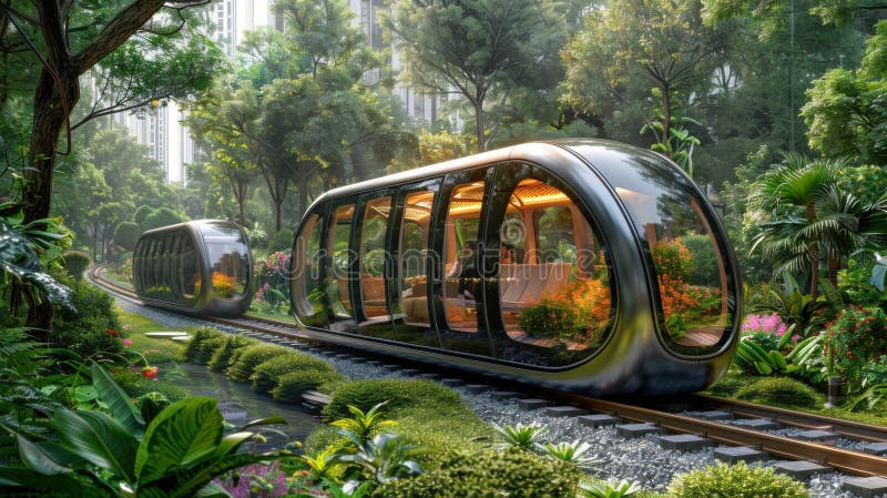 The Concept of Urban Ecological Transport on Wheels Stock Photo - Image ...