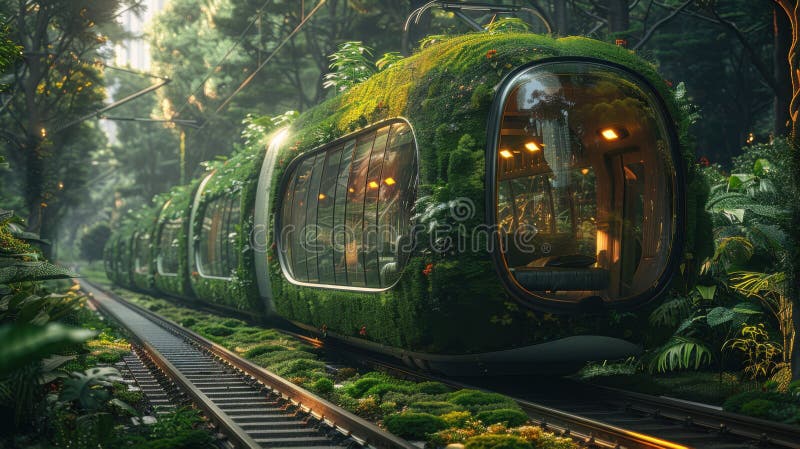 The Concept of Urban Ecological Transport on Wheels Stock Image - Image ...