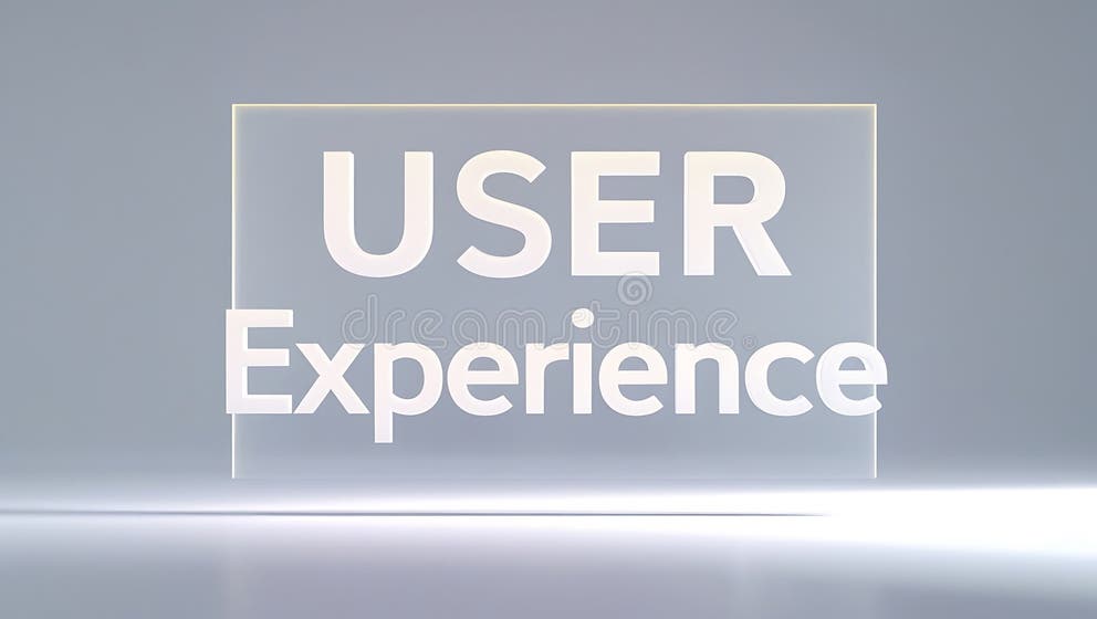 Concept of User Experience in Design and Technology Stock Illustration - Illustration of ...