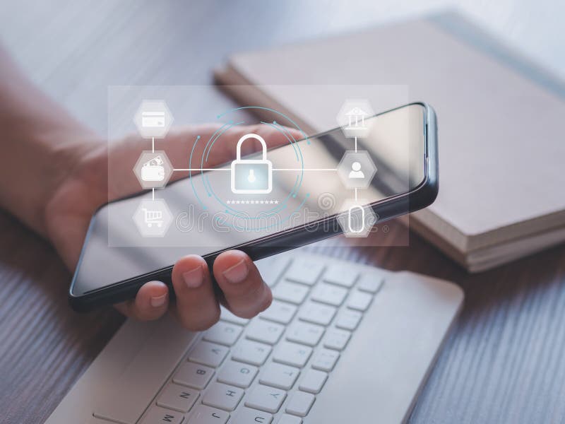 Concept of Using Login Password, Online Internet, Information Network ...