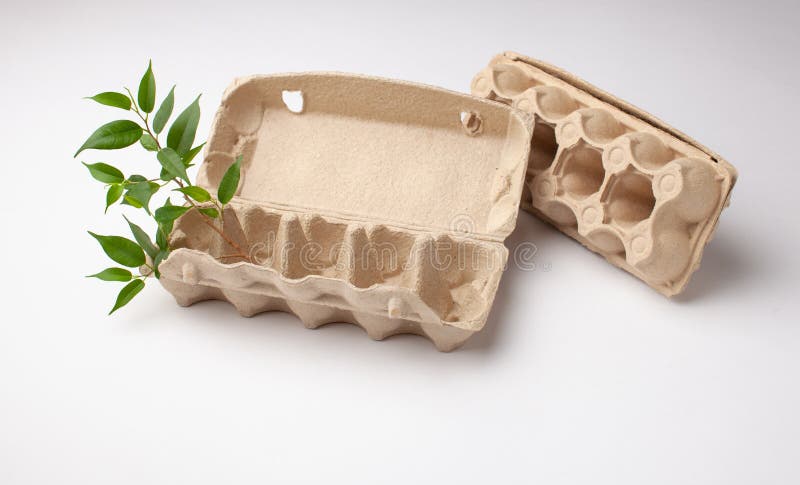 Concept of Using Recycled Cardboard for Packaging Stock Photo - Image ...