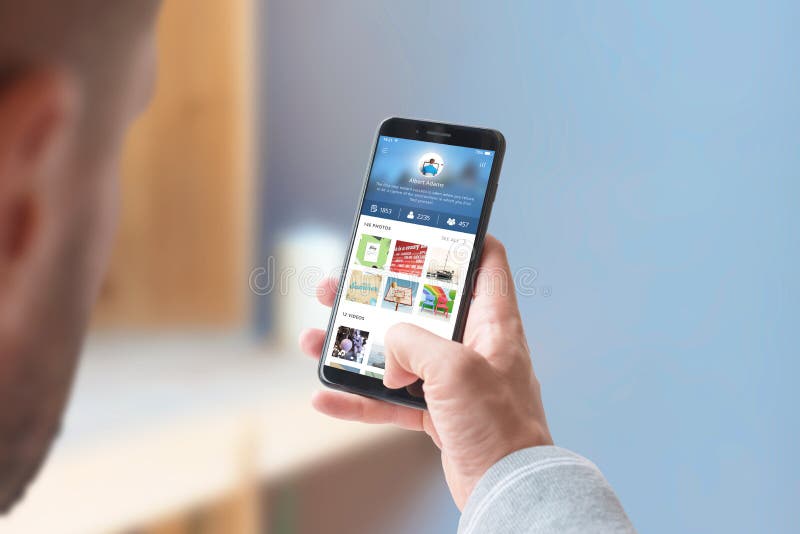 Concept of Using a Mobile App. Complicated or Simple User Interface ...