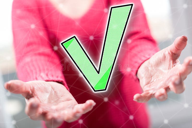 Validation Concept On A Smartphone Stock Image - Image of accept ...