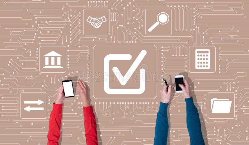 Concept of validation stock photo. Image of business - 314475442