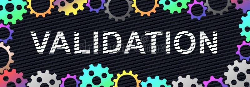 VALIDATION word cloud stock illustration. Illustration of consulting ...