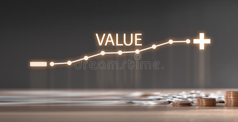 Concept of Value. Profit stock illustration. Illustration of ...