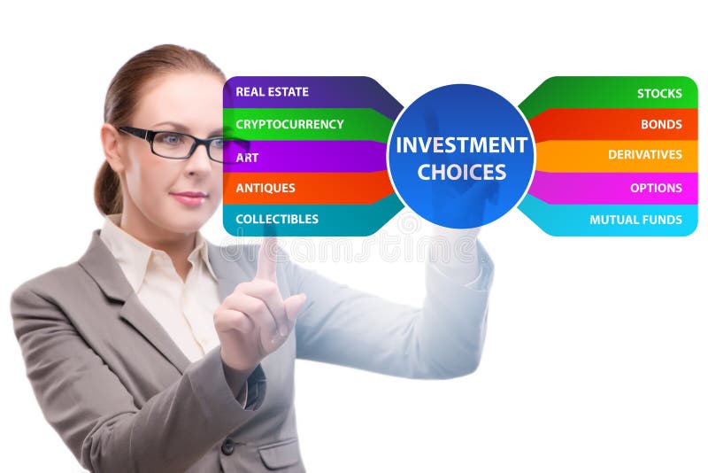 Concept of Various Financial Investment Options Stock Photo - Image of ...