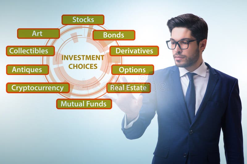 Concept of Various Financial Investment Options Stock Photo - Image of ...