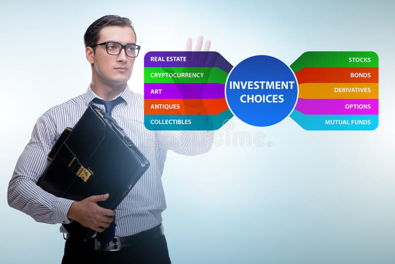 Concept of Various Financial Investment Options Stock Photo - Image of ...