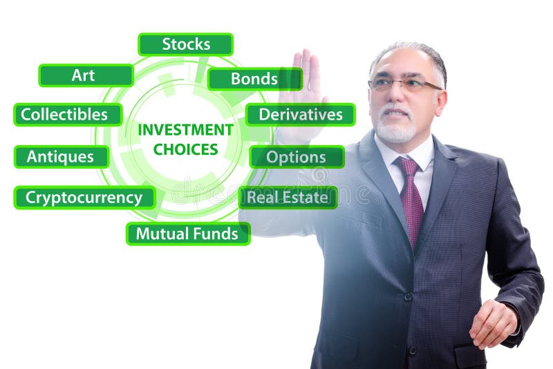 Concept of Various Financial Investment Options Stock Photo - Image of ...