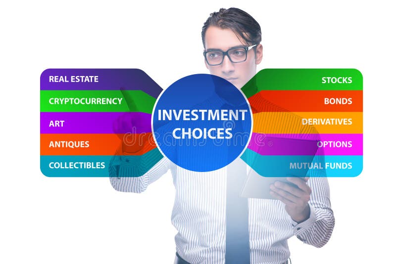 Concept of Various Financial Investment Options Stock Illustration ...