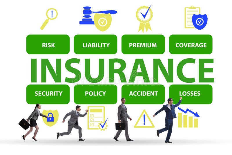 Concept of Various Types of Insurance Stock Photo - Image of help ...