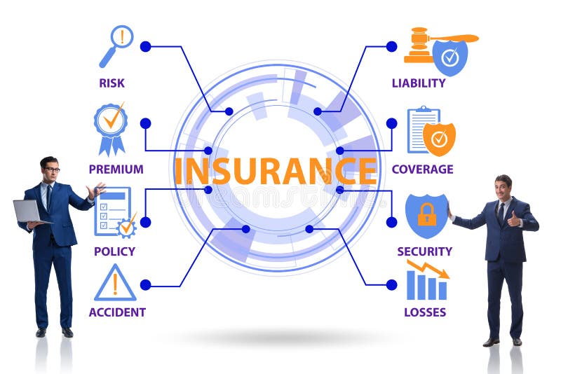 Concept of Various Types of Insurance Stock Photo - Image of life ...