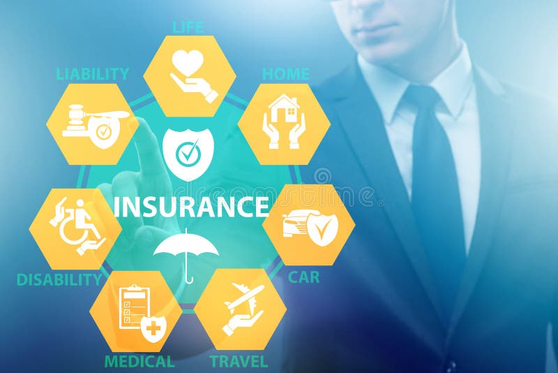 Concept of Various Types of Insurance Stock Image - Image of insurance ...
